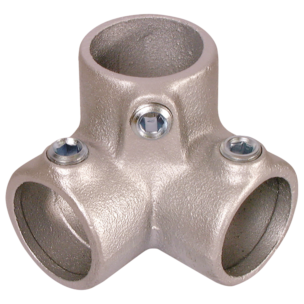 PCLAMPS-128-3 - 3WAY ELBOW 90 PIPE CLAMPS H.RAIL | Thread and Pipe ...